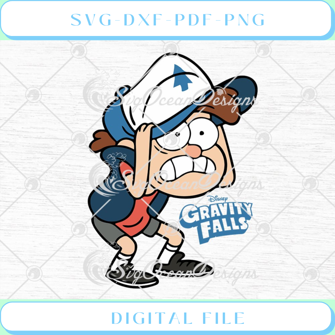 Dipper Pines Disney Gravity Falls SVG PNG EPS DXF Cricut Fil | Inspire ...