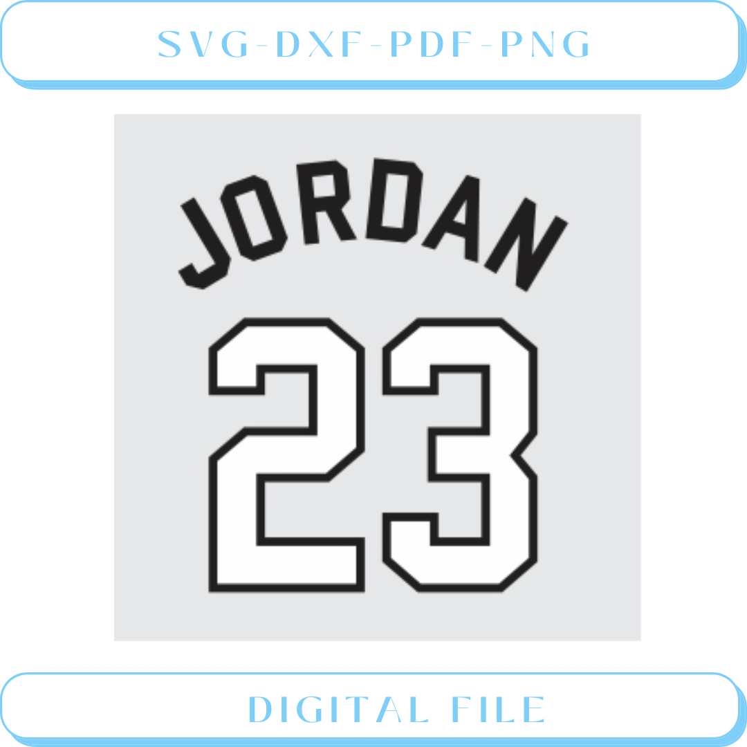 Buy Jordan 23 Jersey Logo Svg Png online in USA | Inspire Uplift