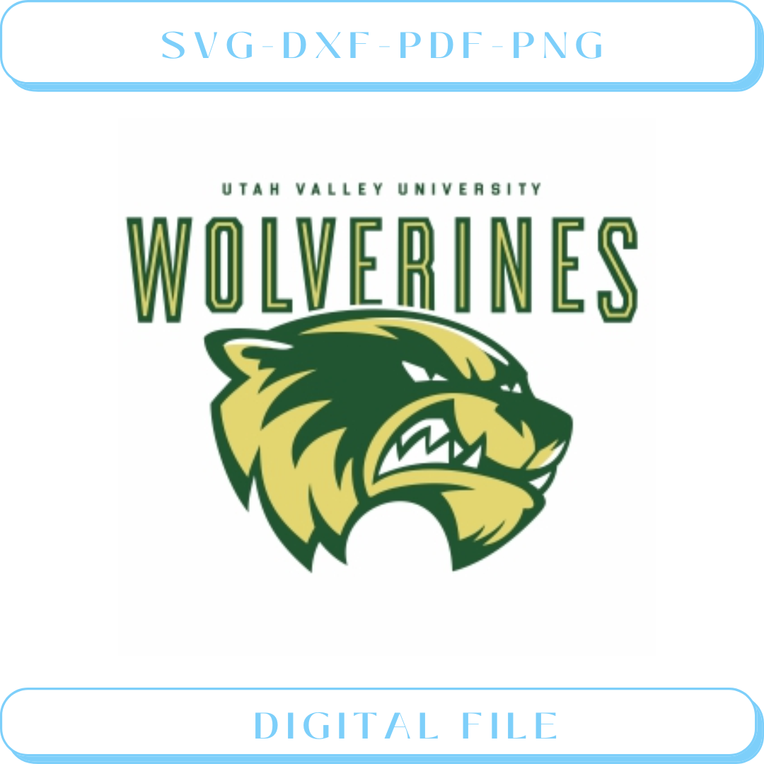 Buy Utah Valley Wolverines Primary Logo Vector Eps Png files | Inspire ...