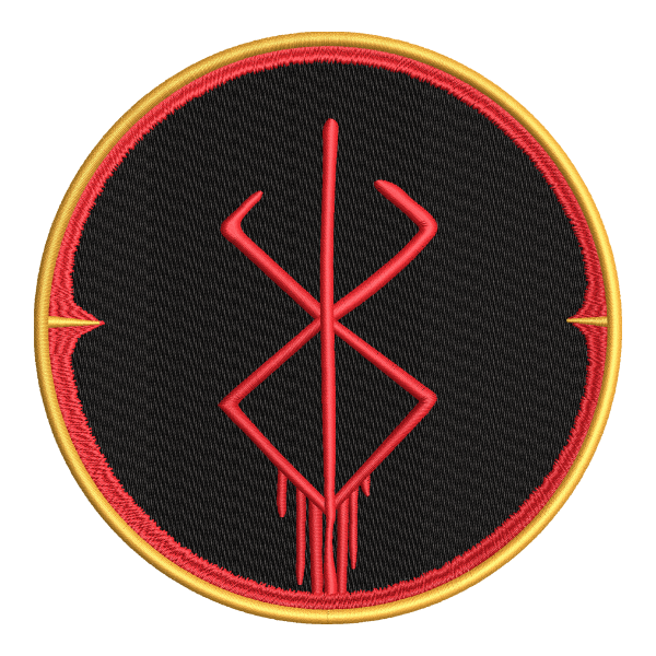 Berserk Patch Logo Embroidery Design Download File Digital | Inspire Uplift