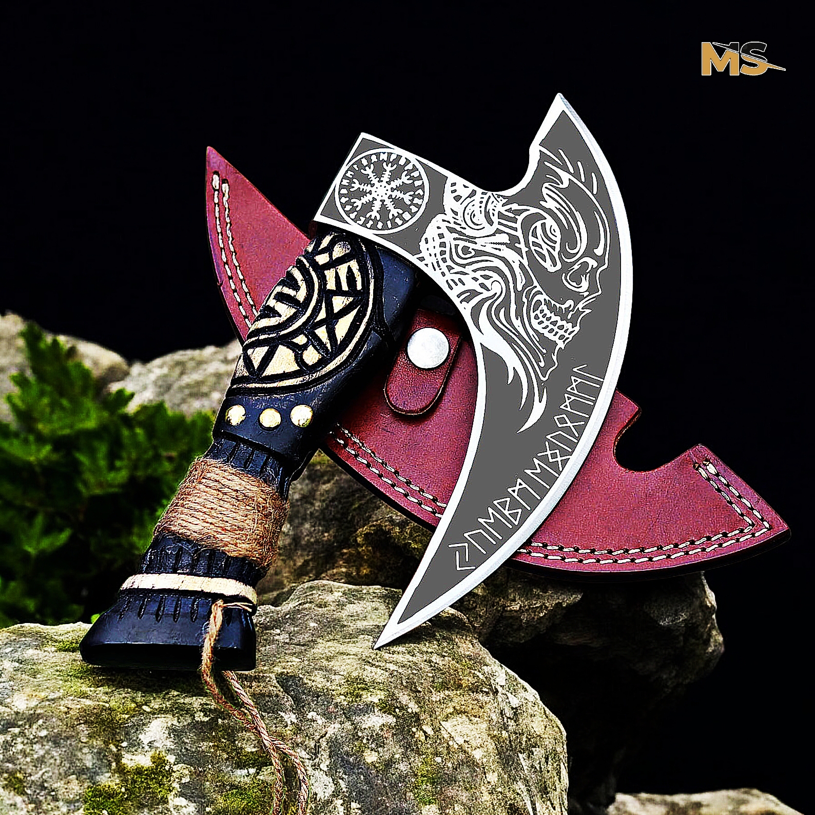 Viking Pizza Cutter Axe - Custom Hand Forged, Unique Pizza C | Inspire ...