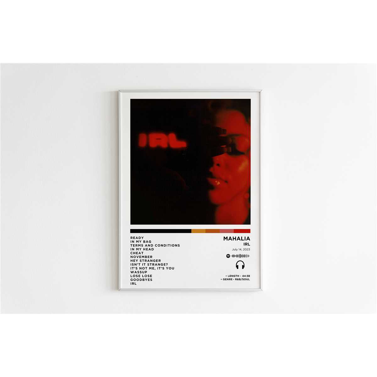 Mahalia - Irl Album Poster / Album Cover Poster / Music Gift - Inspire ...