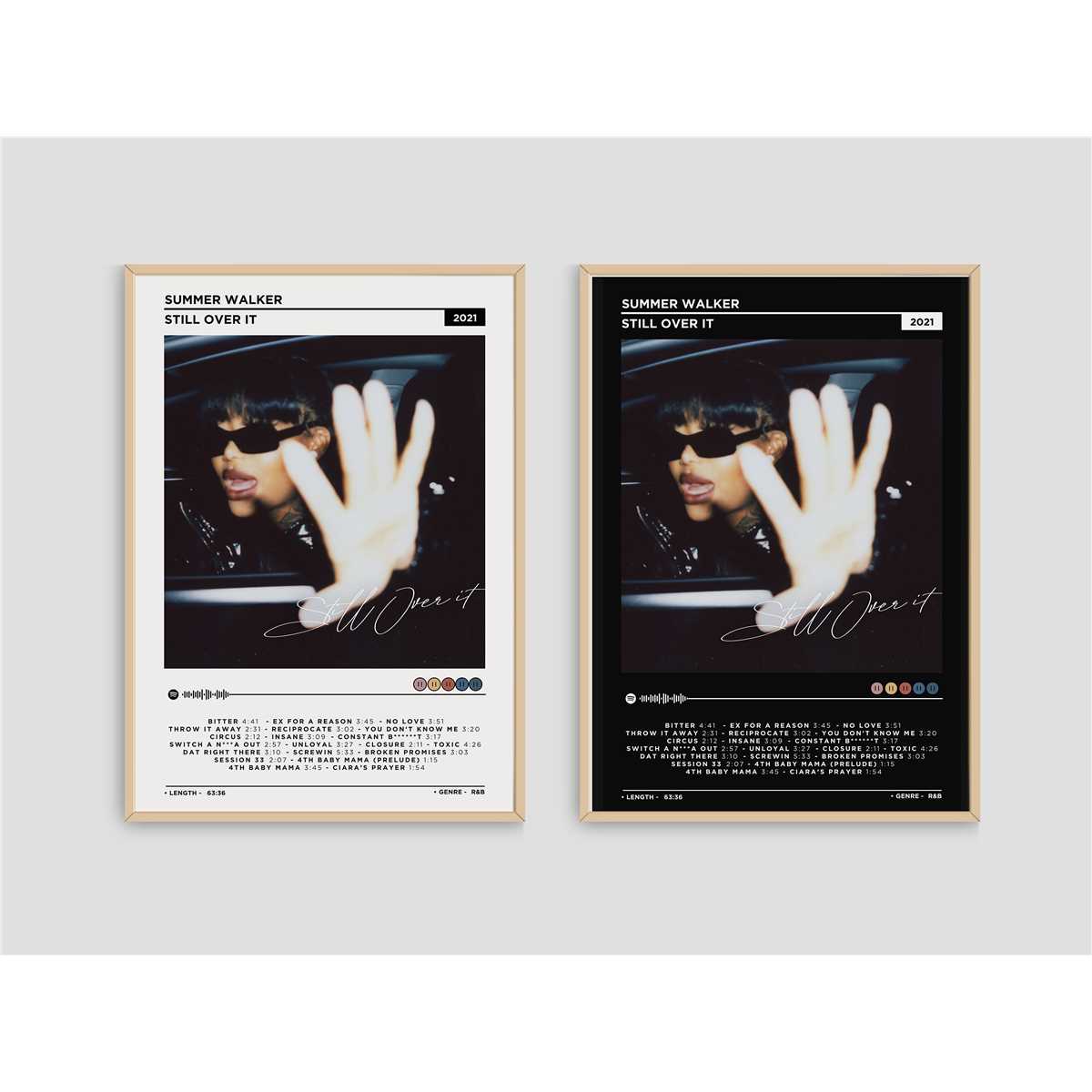 Summer Walker - Still Over It Album Poster / Album Cover Pos - Inspire ...