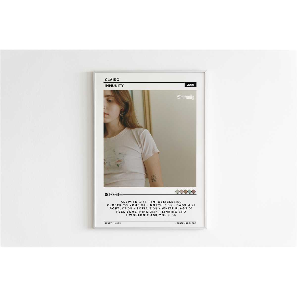 Clairo - Immunity Album Poster / Album Cover Poster / Music - Inspire ...