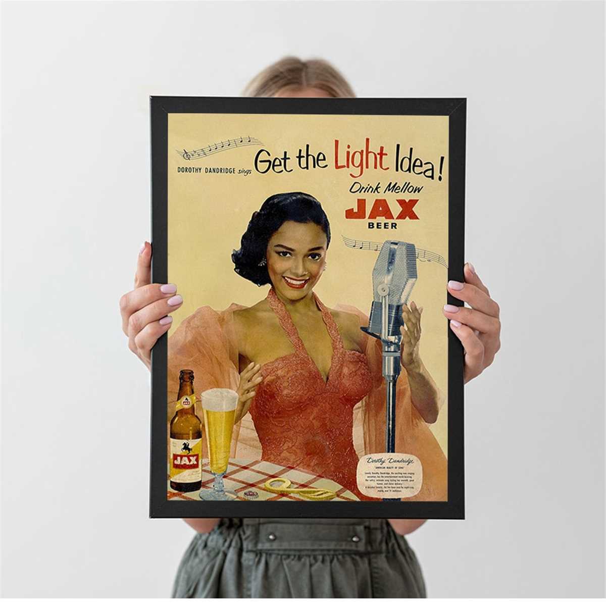 Vintage Jax Beer Poster, autumn home decor, A4 A3 A2 A1, Wal | Inspire ...