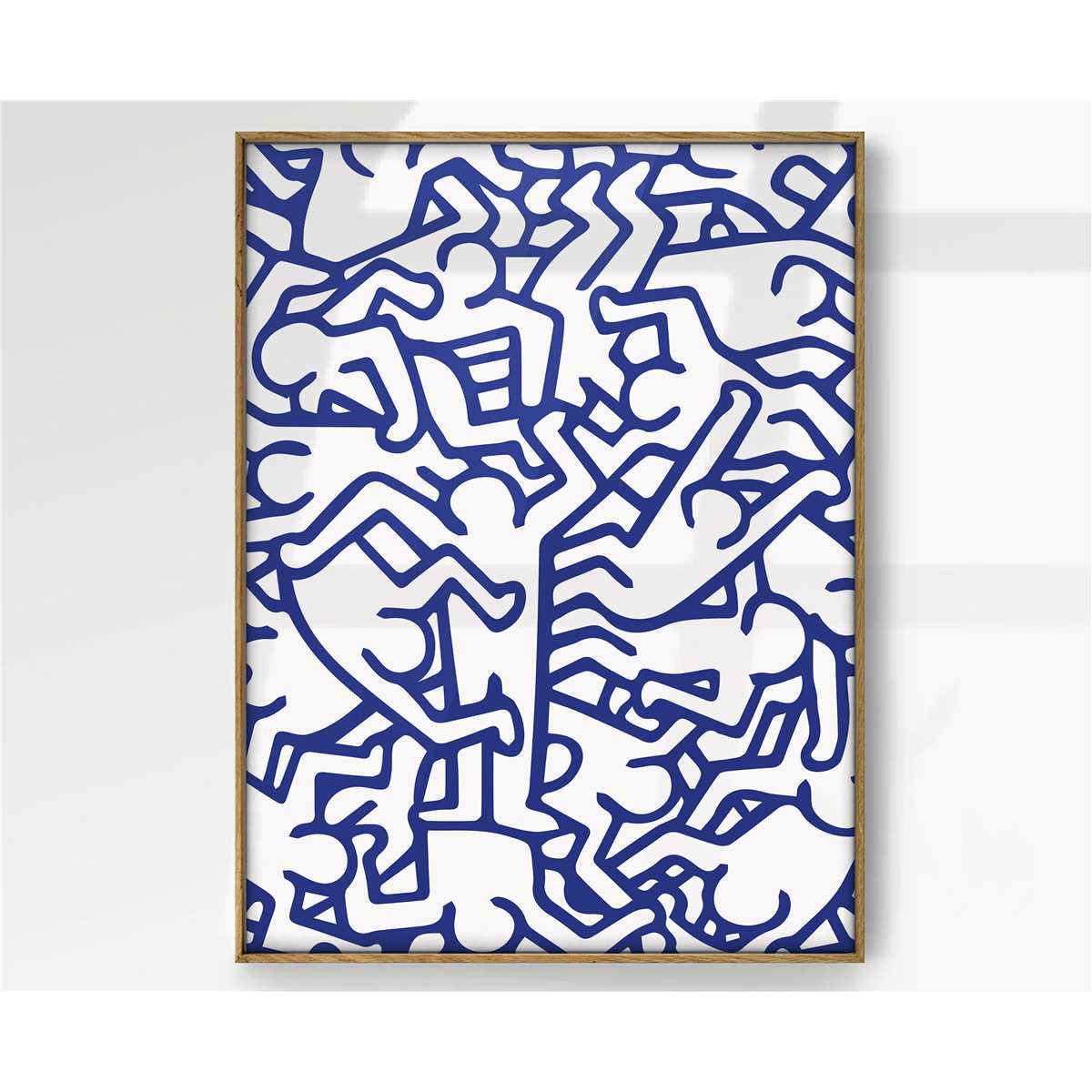 Keith Haring Party of Life Exhibition Poster, Keith Haring P - Inspire ...