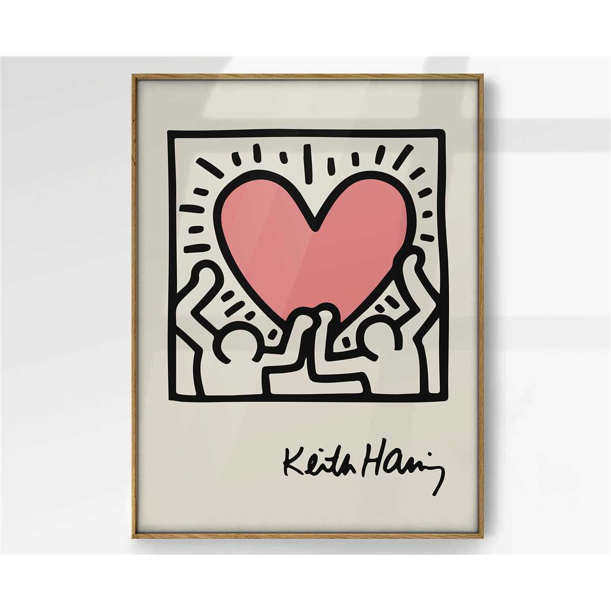 Keith Haring Love Poster, Pop Art Poster, Modern Artwork, Mi | Inspire ...