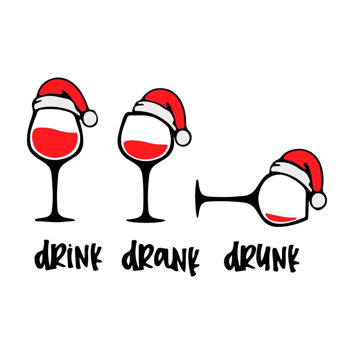 Funny Drink Drank Drunk SVG Cut File | Inspire Uplift