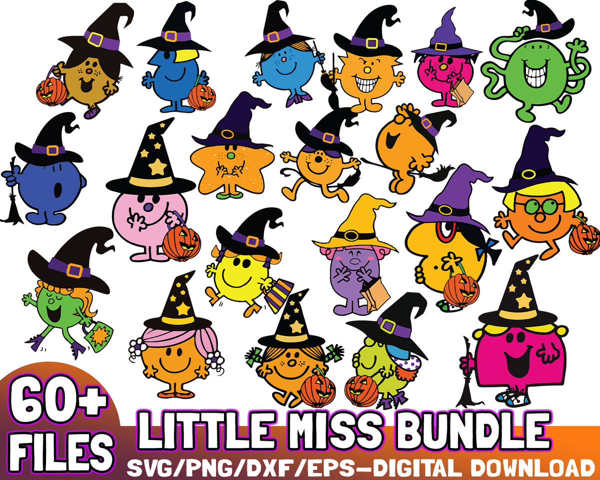 Little Miss Svg Bundle , Little Miss PNG Bundle,Vector File | Inspire ...