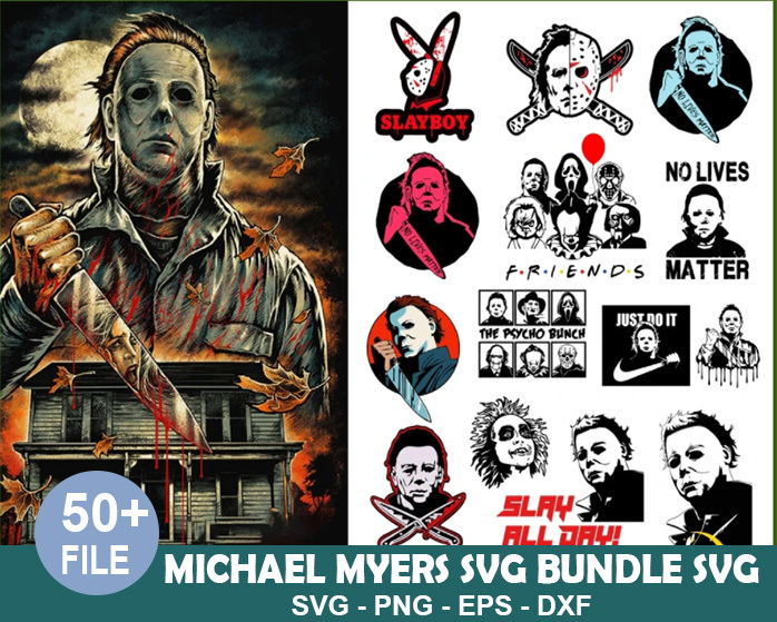 50 Files Michael Myers SVG Bundle, Halloween Svg | Inspire Uplift