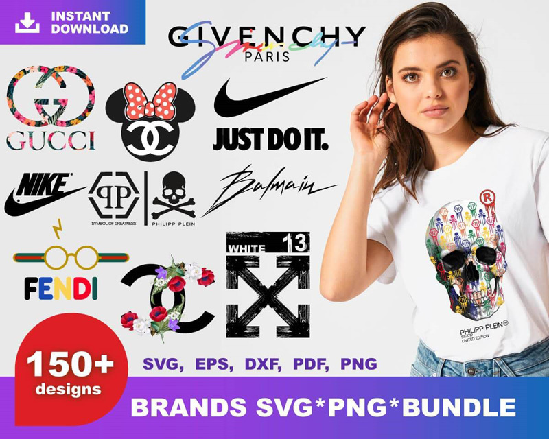 150 Fashion Brand Bundle, Trending Png, Brand Logos Png | Inspire Uplift