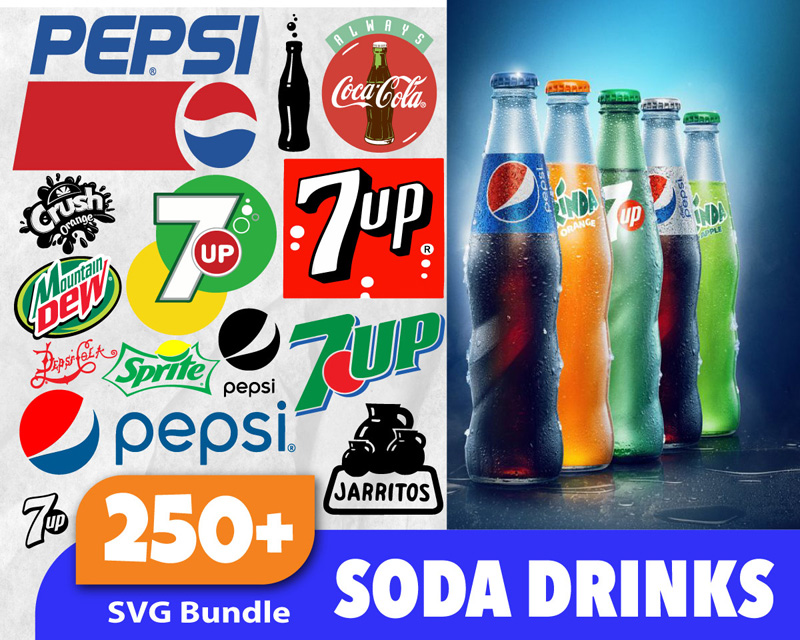250 Soda Drink Logos Svg, Trending Svg, Soda Drink Svg | Inspire Uplift