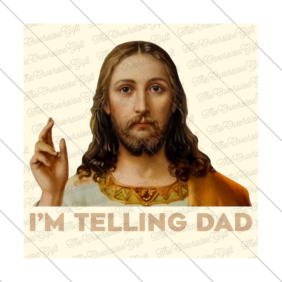 I'm Telling Dad Jesus Meme Surreal Funny Saying, God Saying | Inspire ...