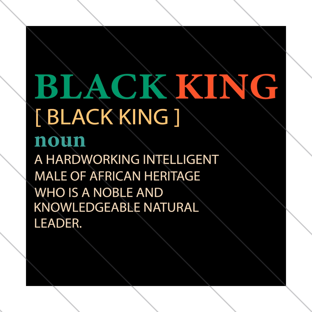 Black King Definition Svg, Trending Svg, Black King Svg, Bla | Inspire ...