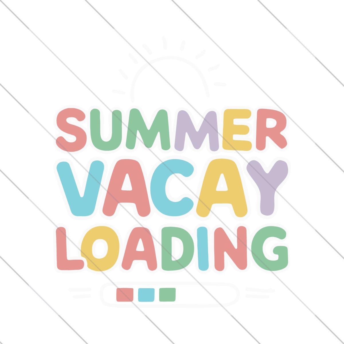 Summer Vacay Loading Svg | Inspire Uplift