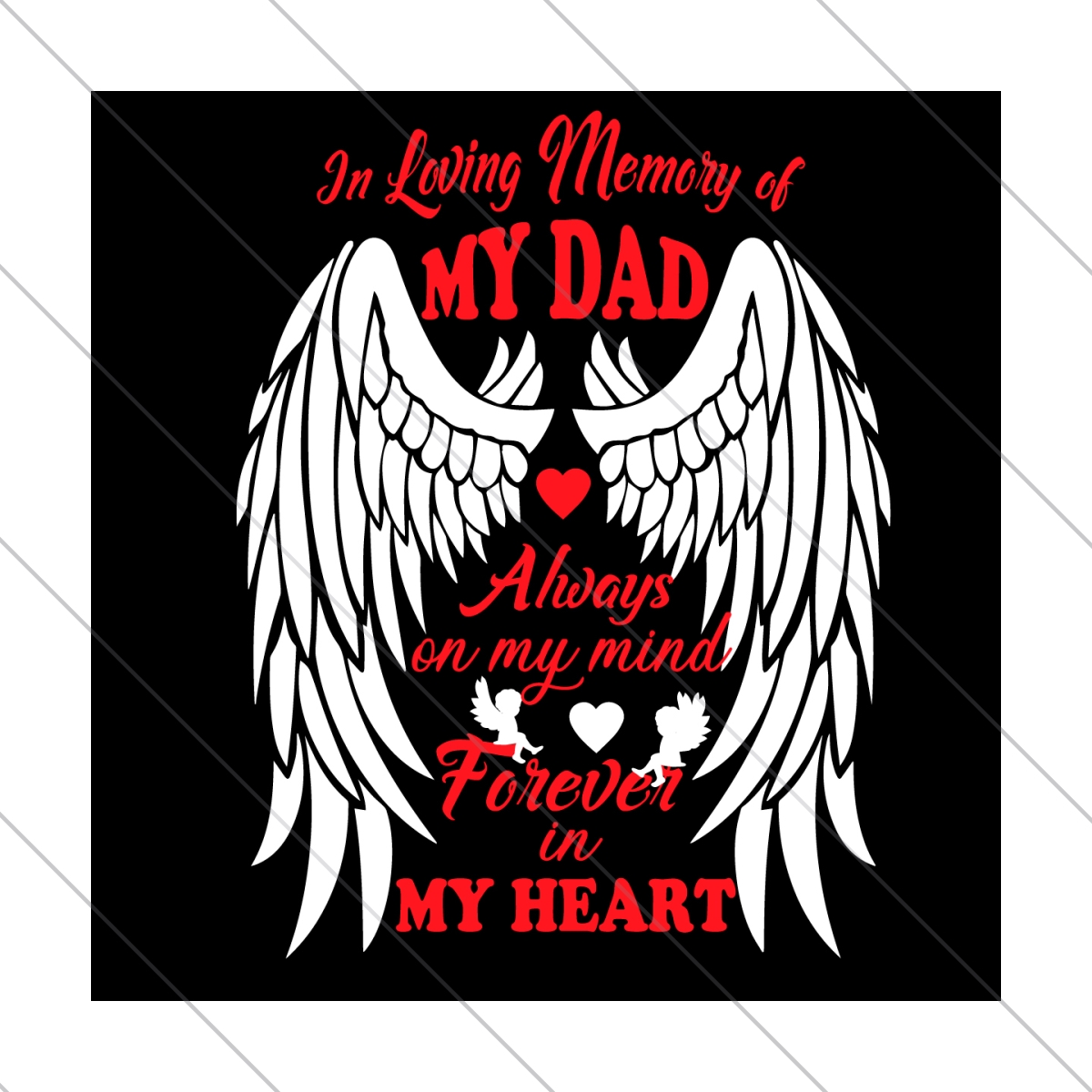 In Loving Memory Of My Dad Svg, Fathers Day Svg, Dad Svg, Fa | Inspire ...