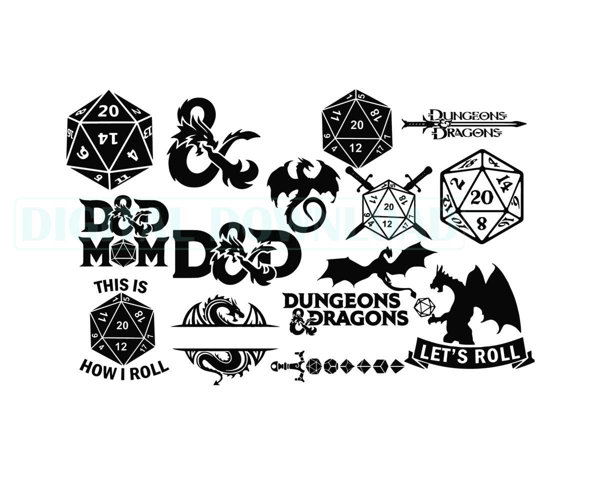 Dnd Svg Bundle Files Designs File Design | Inspire Uplift