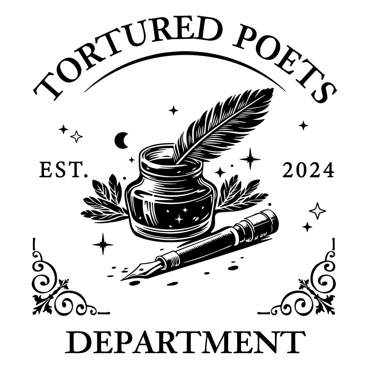 Tortured Poets Department The Eras Tour SVG File Design | Inspire Uplift
