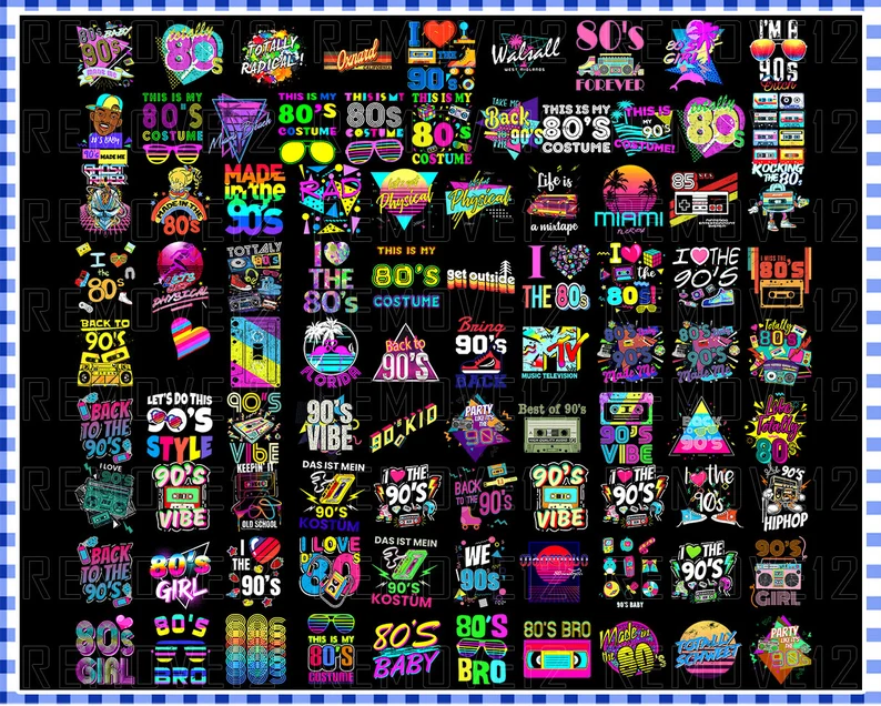 80s Clipart, Neon 80s Clipart Bundle, Roller Skates Clipart, - Inspire ...