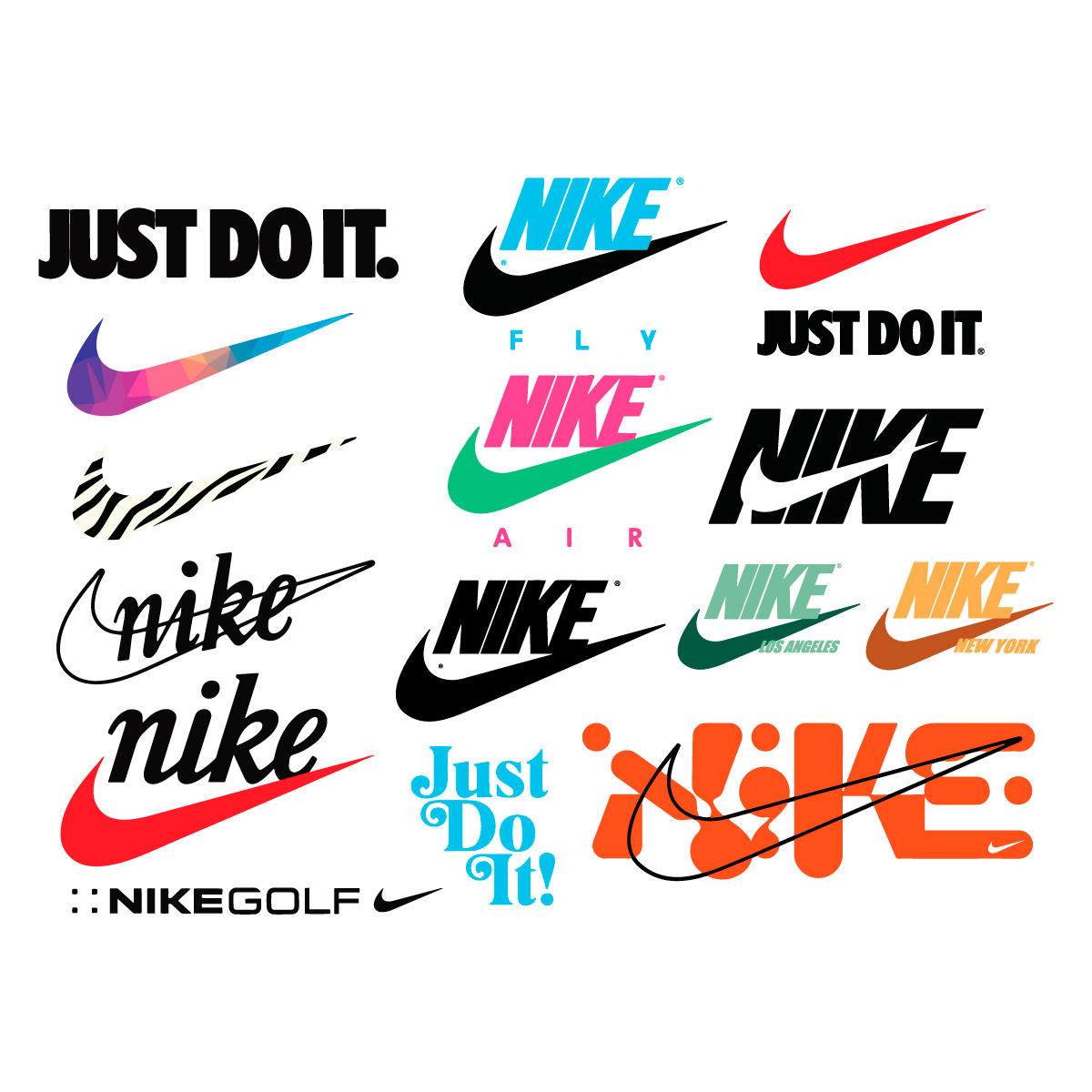 Nike Logos Svg Bundle, Trending Svg, Nike Svg, Nike Logo Svg | Inspire ...