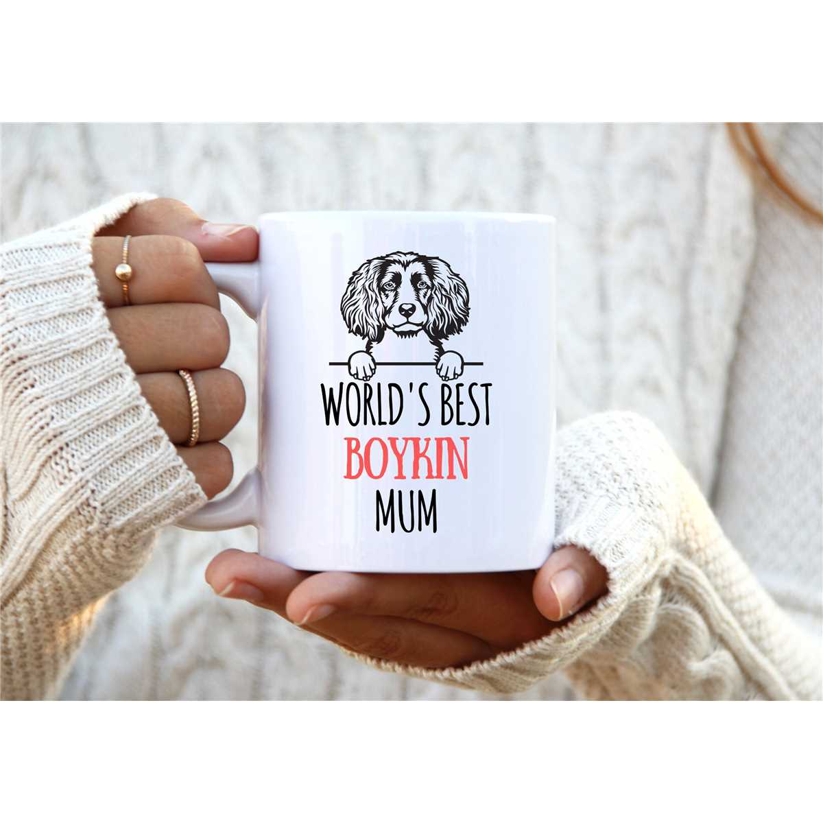World's Best Boykin Mum. Boykin Dog Mug. Personalised Gift f | Inspire ...