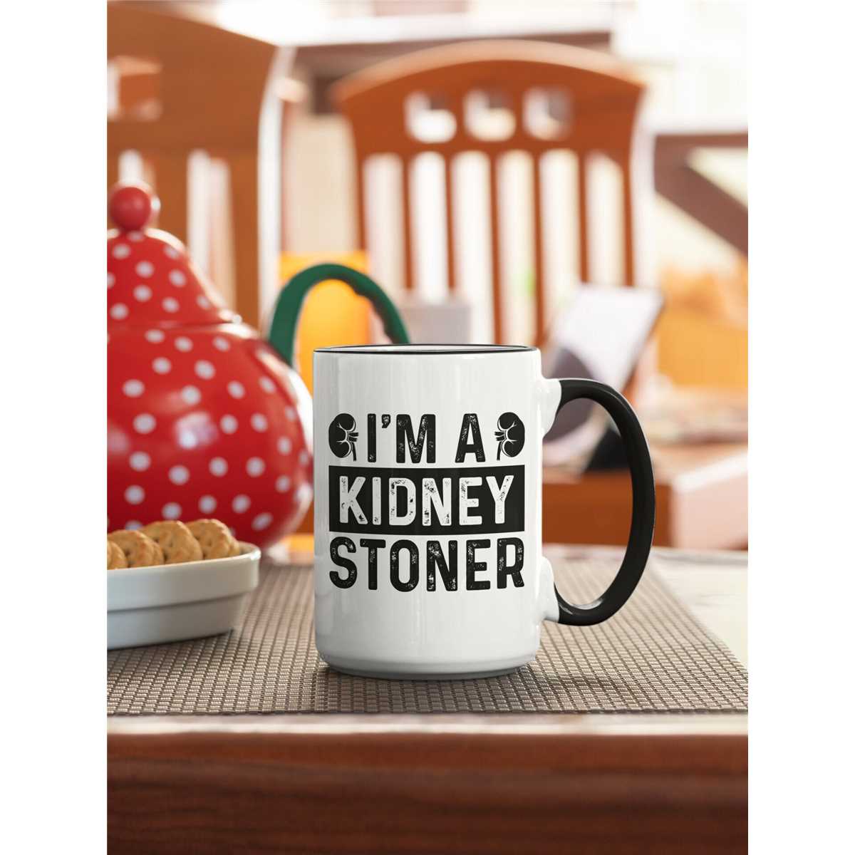 Kidney Stone Mug, I'm a Kidney Stoner, Funny Kidney Stone Co | Inspire ...