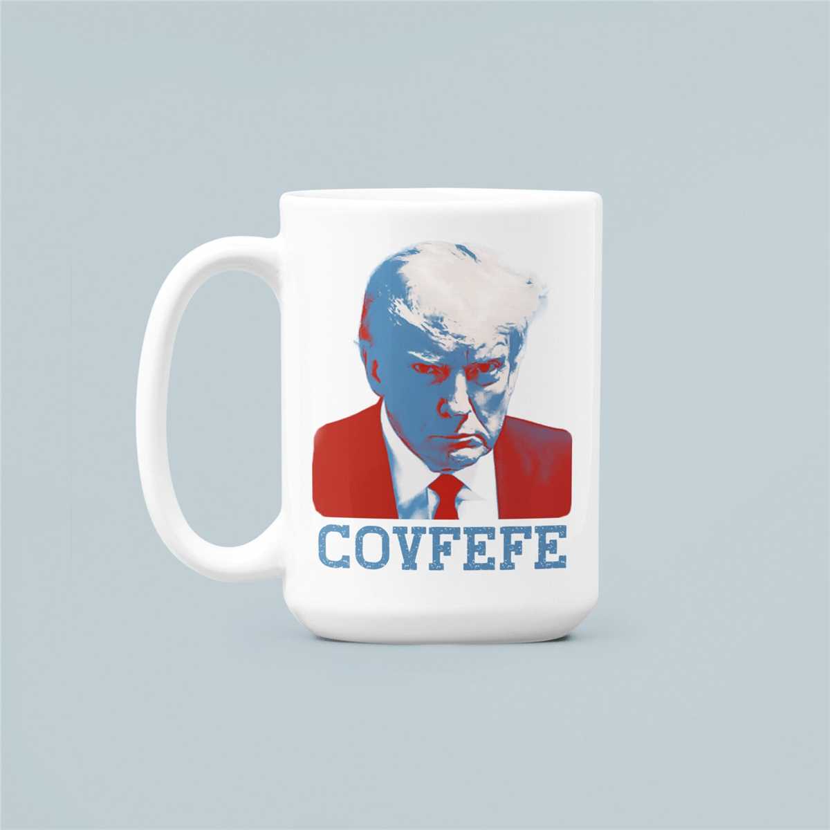 Donald Trump Mug, Trump Mugshot Coffee Cup, Covfefe Mug, Fun | Inspire ...