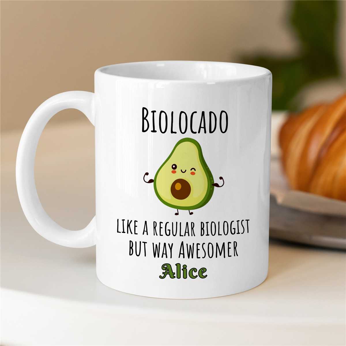 Personalized 'Biolocado' Mug, Custom Gift for Bio Graduate, | Inspire ...