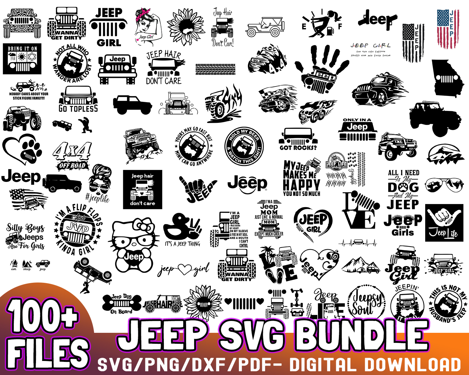Jeep Svg Bundle, Jeep Svg , Digital download, Svg Files for | Inspire ...