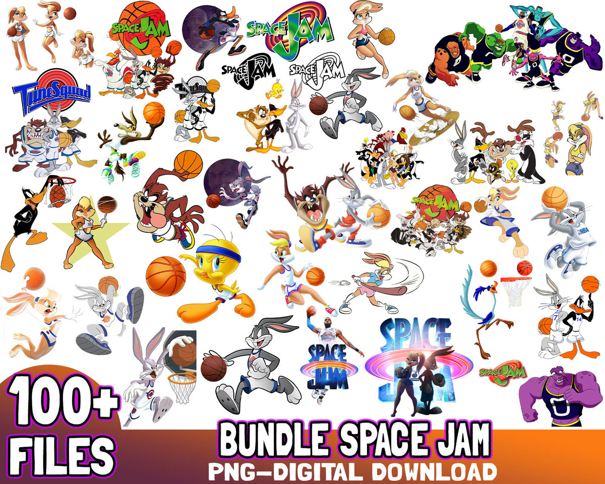 100 Files Space Jam Bundle Png, Cartoon Png, Space Jam Png D | Inspire ...