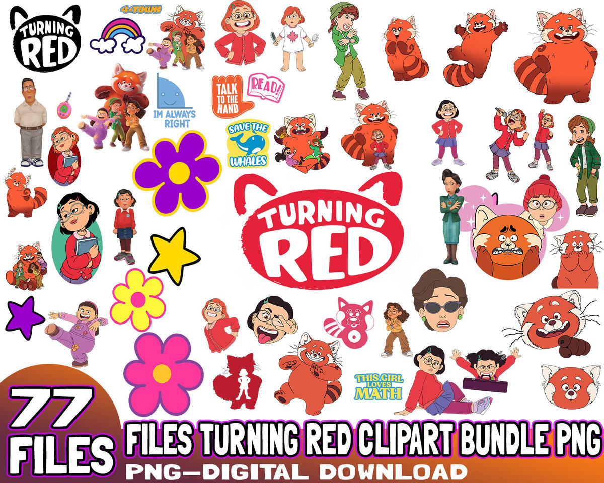 Turning Red Clipart | Inspire Uplift
