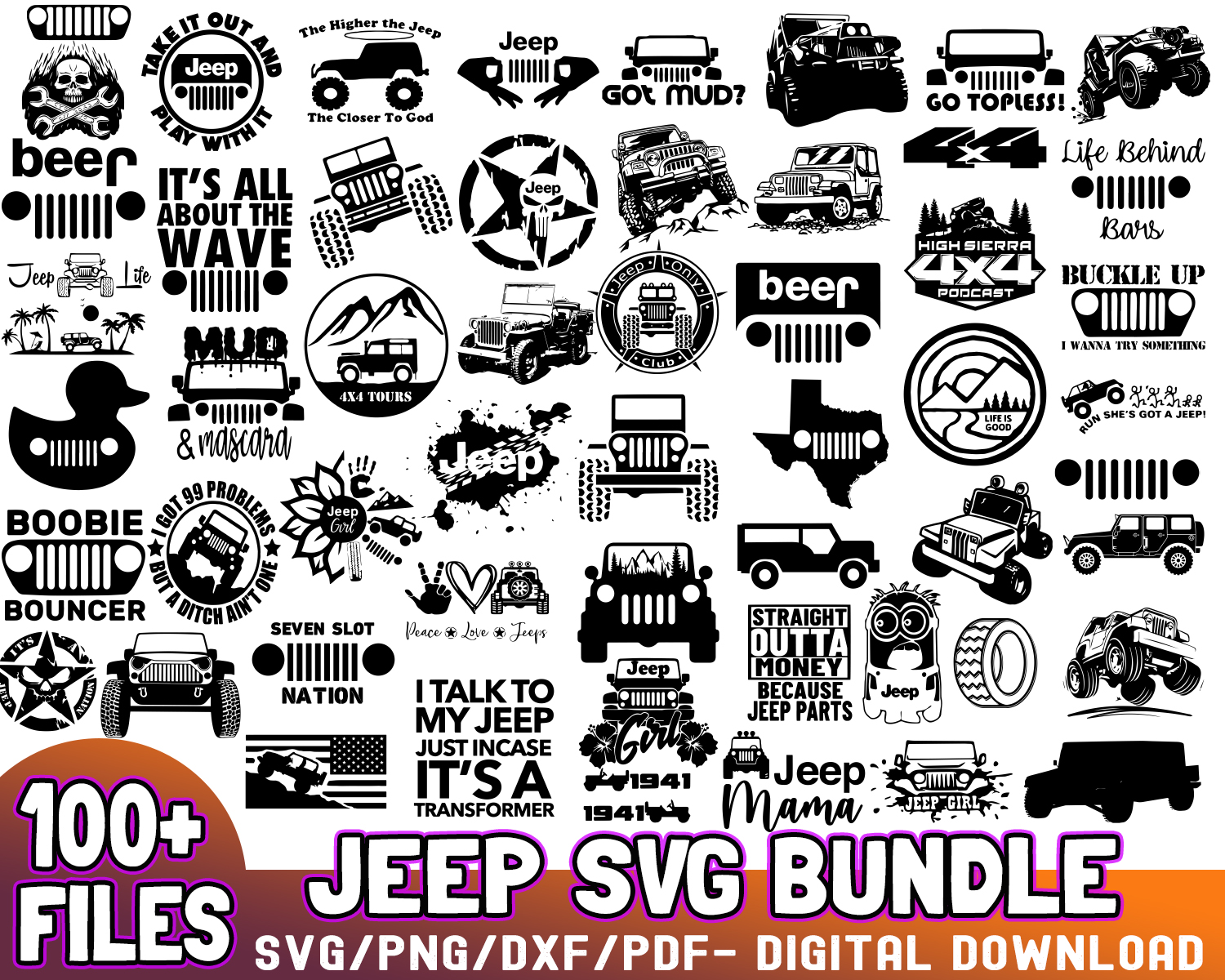 Jeep Svg Bundle, Jeep Svg , Digital download, Svg Files for | Inspire ...