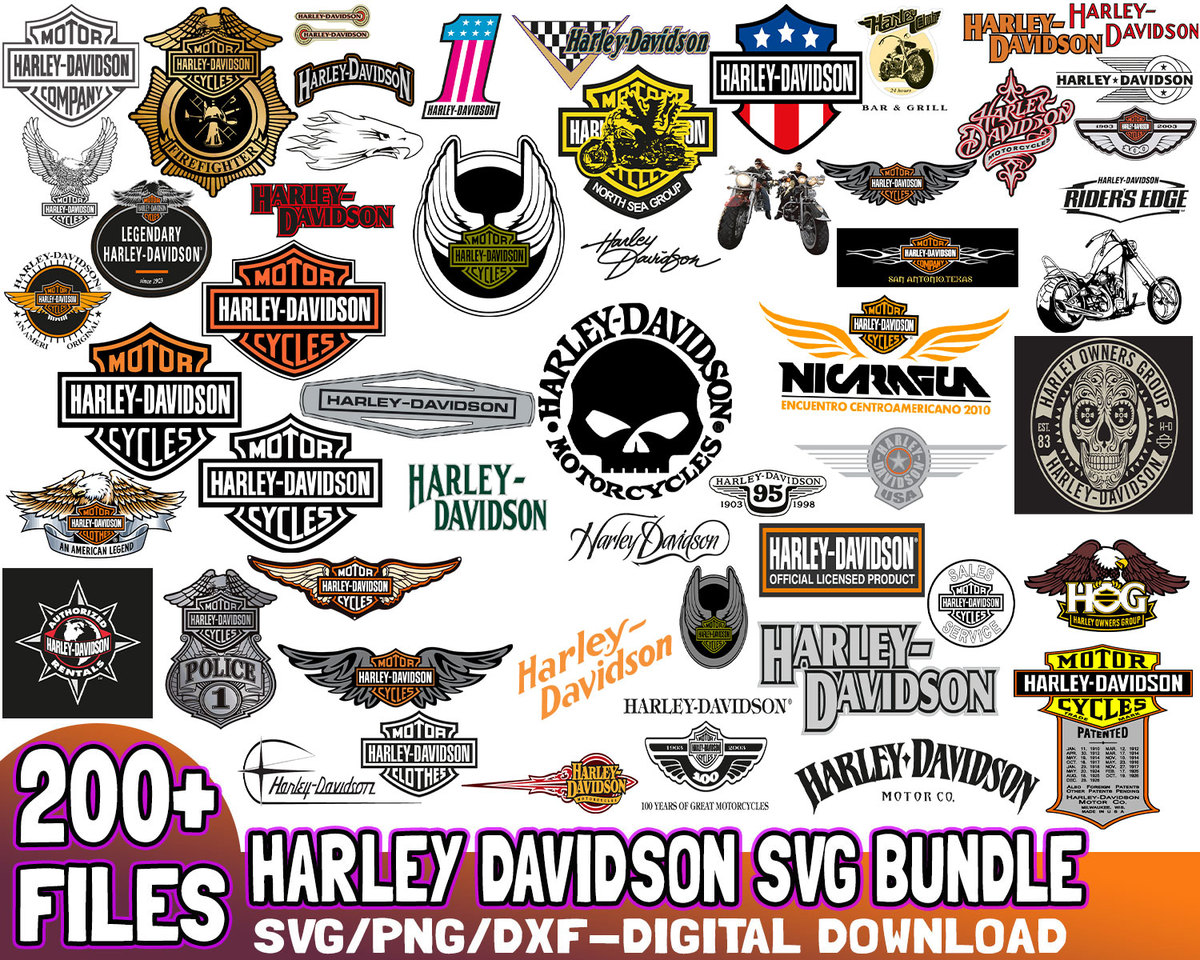Harley Davidson Logo Svg, Harley Davidson Svg, Harley Davids | Inspire ...