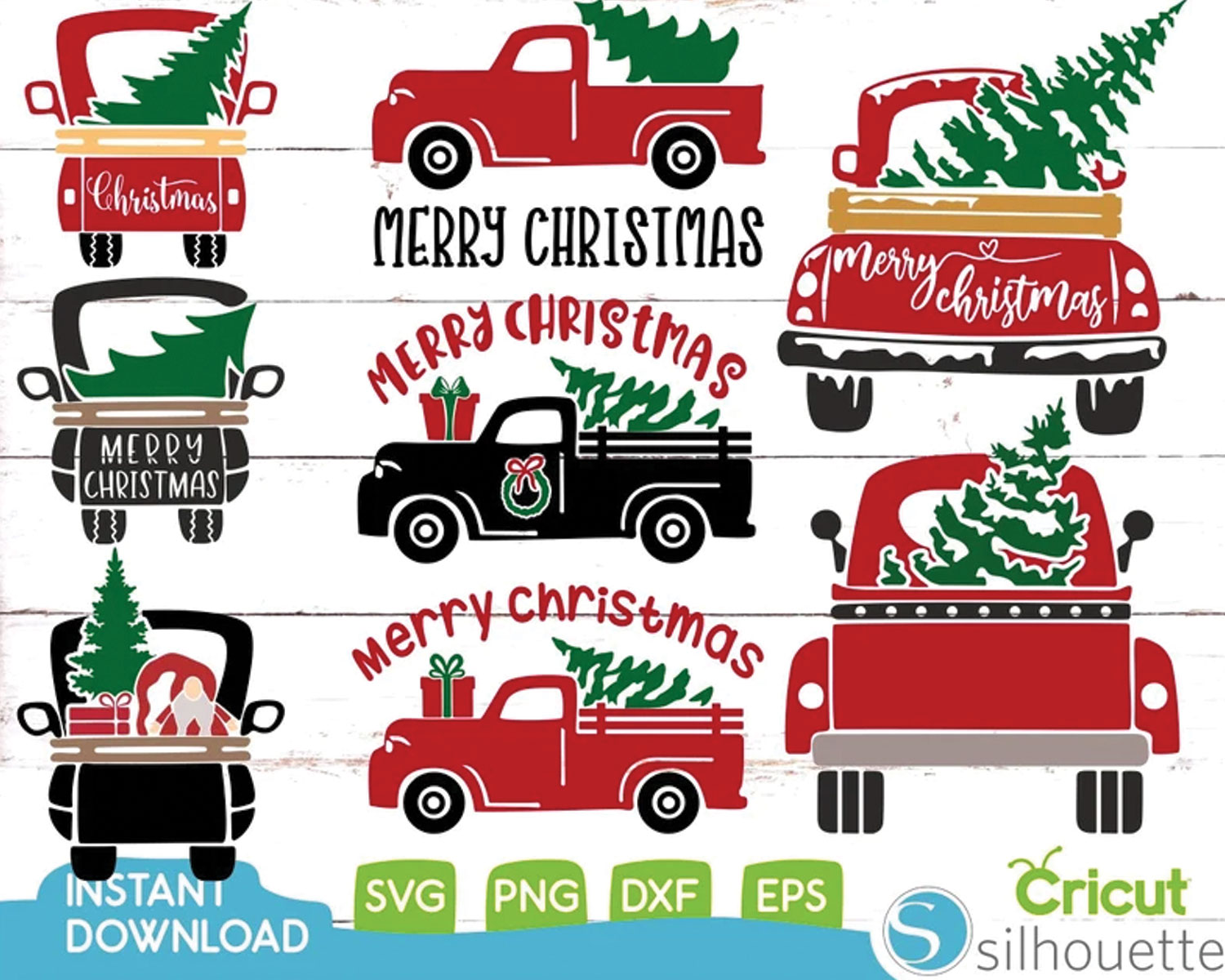 Christmas Truck Svg | Inspire Uplift