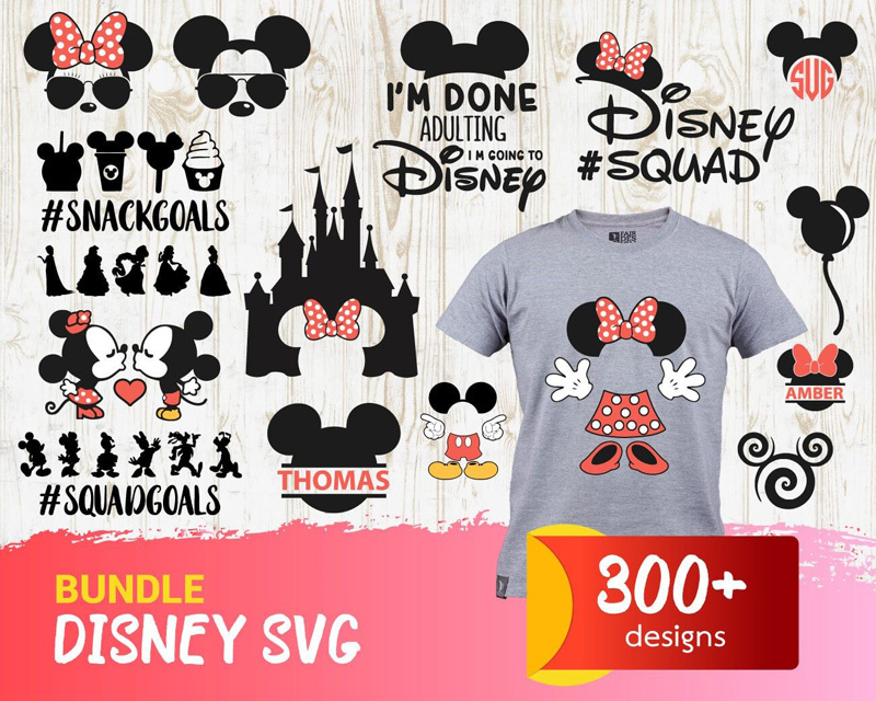 300 Disney Bundle Svg, Trending Svg, Disney Svg | Inspire Uplift