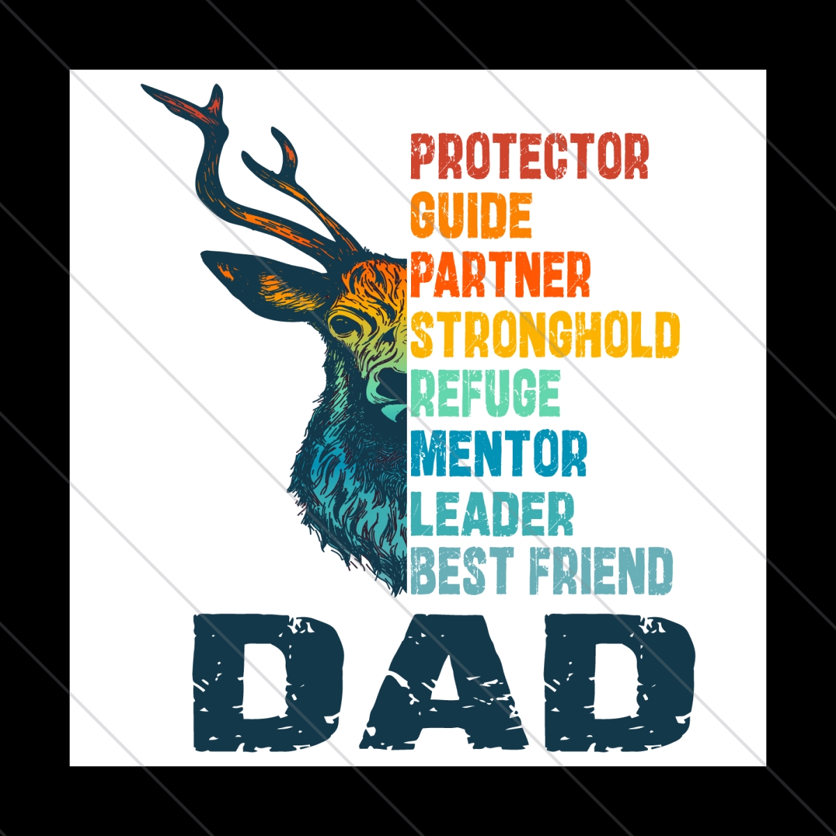 Reindeer DAD Svg PNG, Dad varsity Svg, Protector dad png, Be | Inspire ...