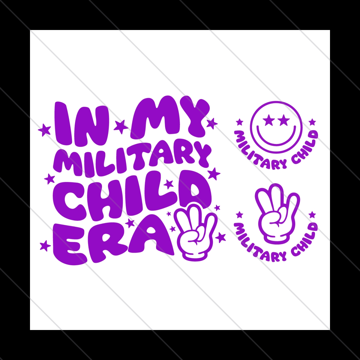 In My Military Child Era Svg Png, Military Child Awareness S | Inspire ...