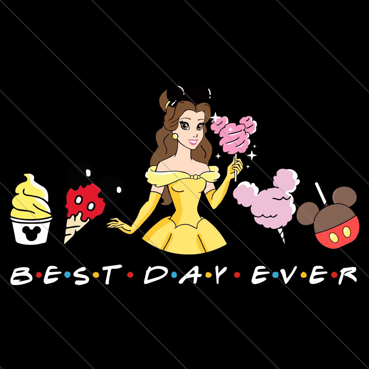 Princess Belle, Disney Belle Princess, Princess Belle Shirt, | Inspire ...