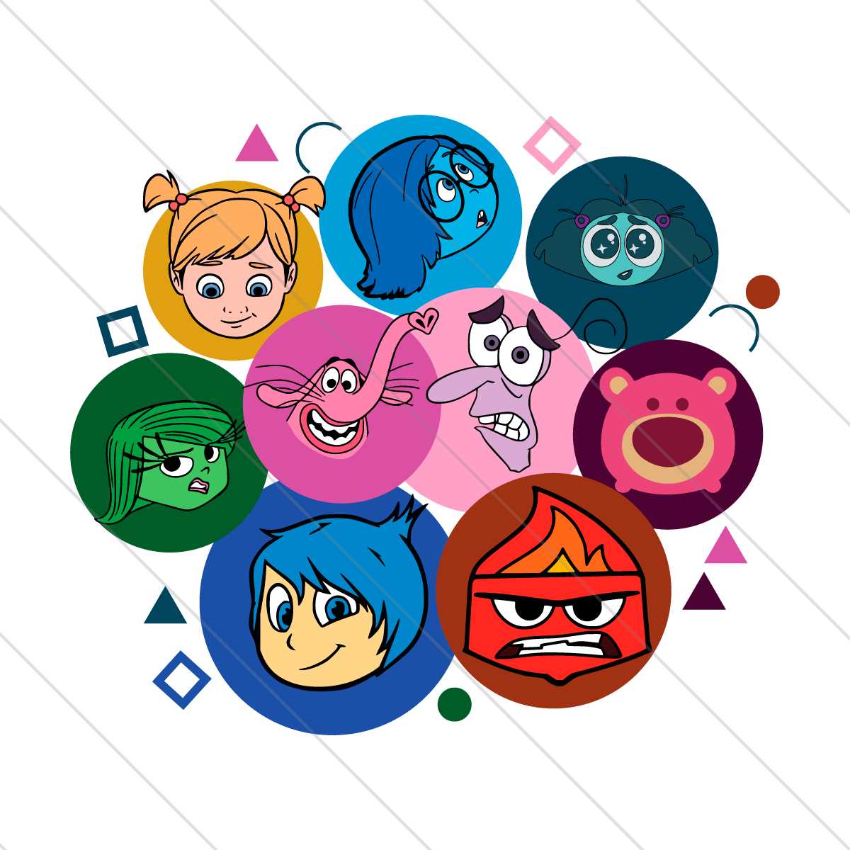 Inside Out Family Svg Inside Out Characters Png | Inspire Uplift