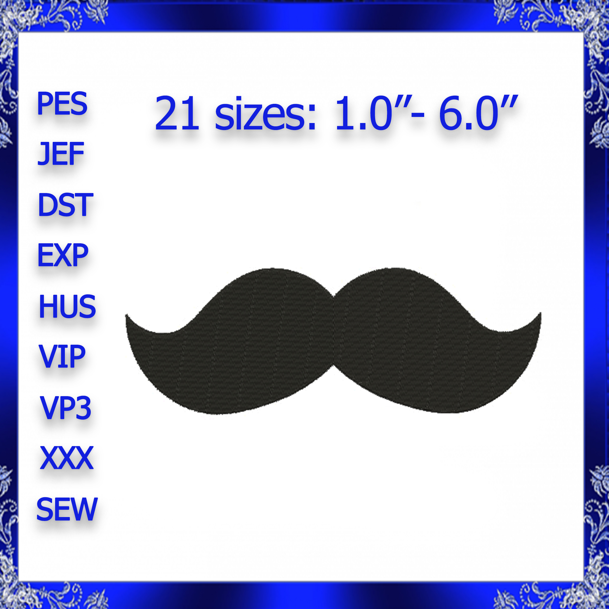 Father Mustache Svg | Inspire Uplift