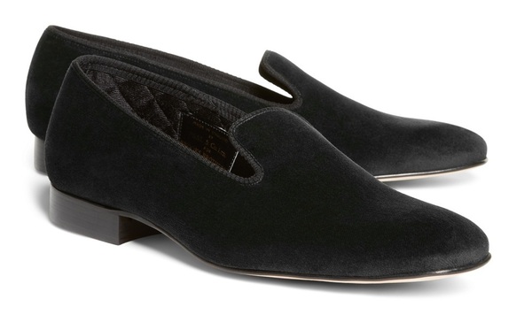 Men's Handmade Black Velvet loafer Slippers Shoes, Black Vel | Inspire ...