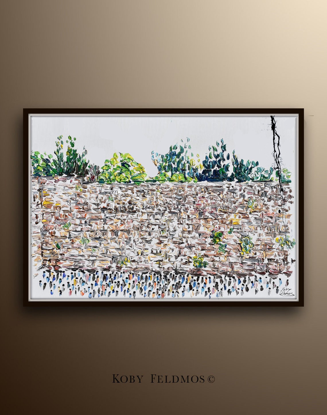 Western wall 40 wailing wall kotel, original oil painting, j - Inspire ...