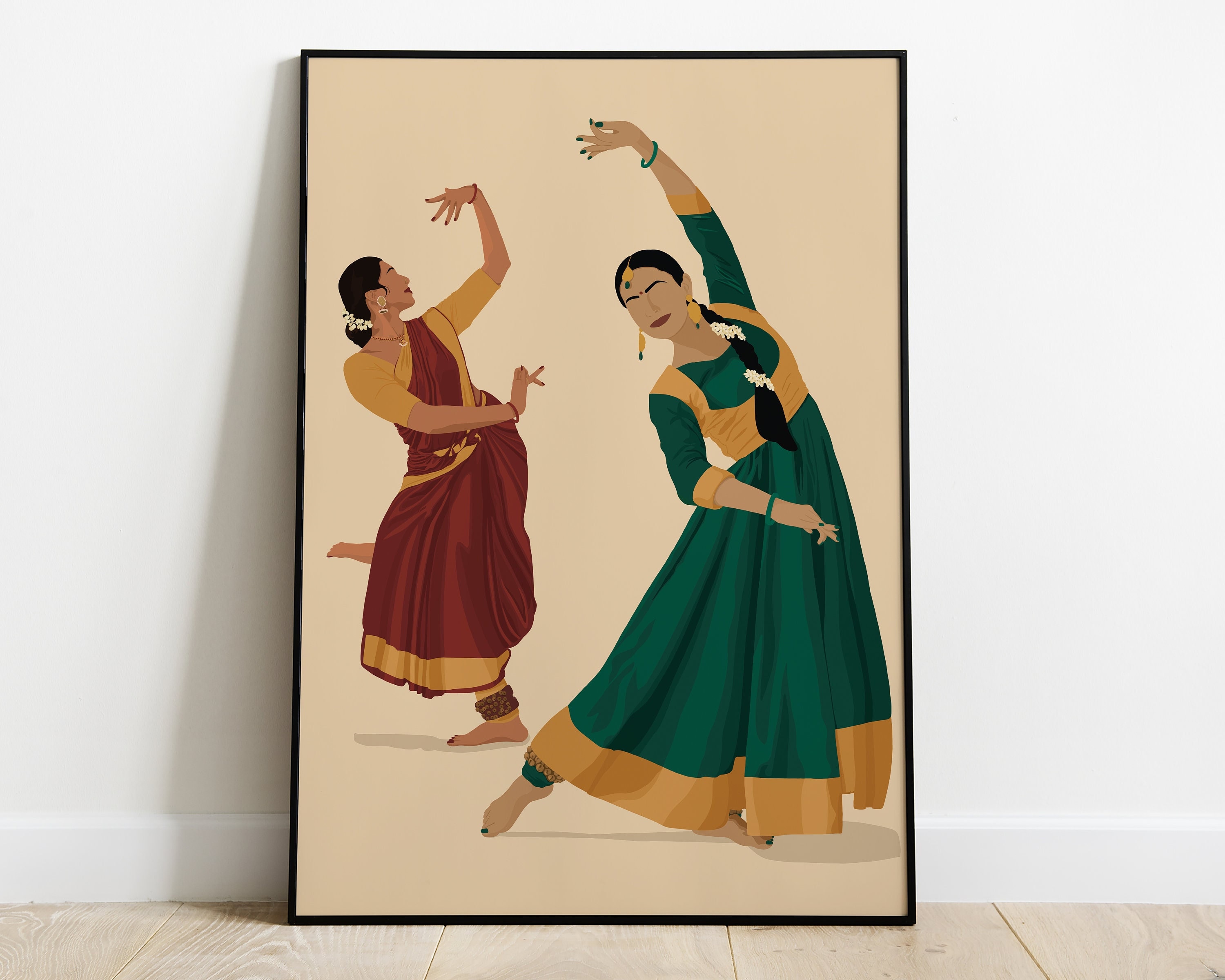 Indian Dancers Art, Bharatanatyam . Kathak Jugalbandi Art, - Inspire Uplift