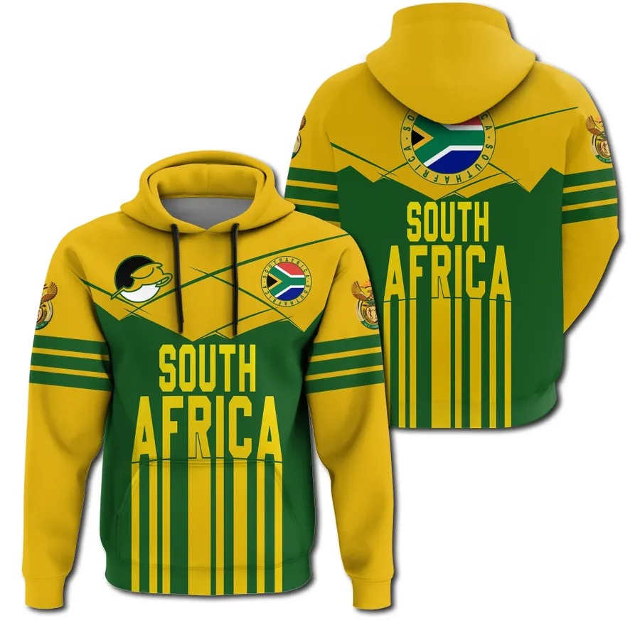 Sport South Africa Springbok Hoodie, African Hoodie For Men | Inspire ...