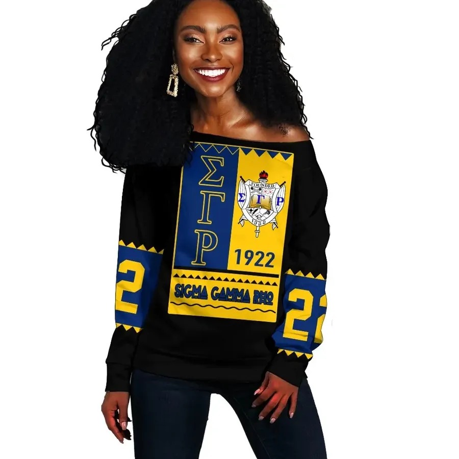 Sigma Gamma Rho Black Style Offshoulder, African Women Off S | Inspire ...