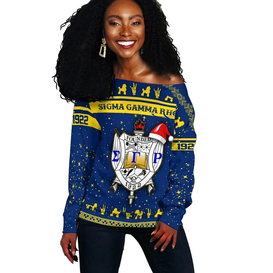 Sigma Gamma Rho Christmas Offshoulder, African Women Off Sho - Inspire ...