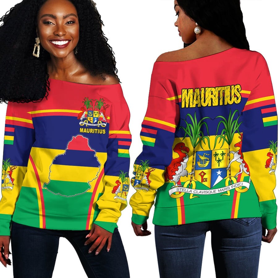 Mauritius Active Flag Off Shoulder Sweater, African Women Of | Inspire ...