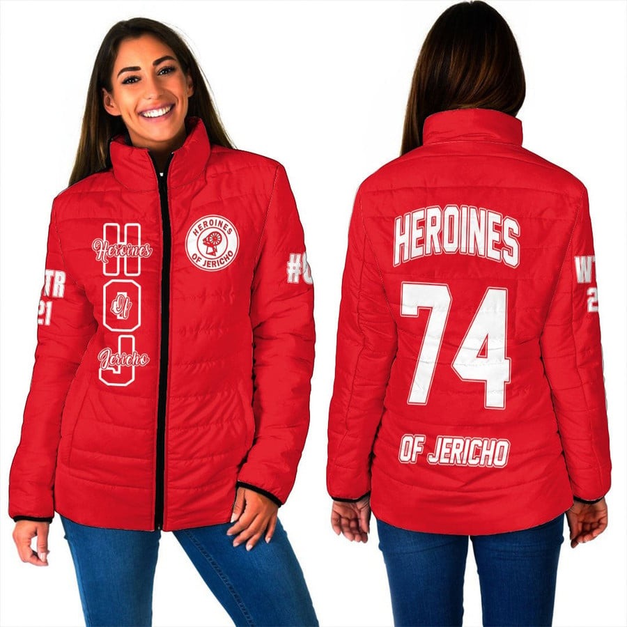Custom Heroines Of Jericho Padded Jackets, African Padded Ja | Inspire Uplift