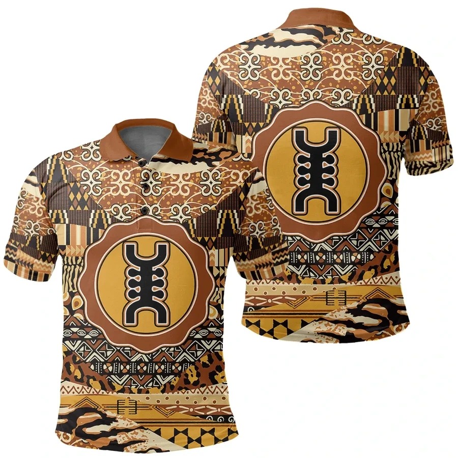 Osiadan Nyame Polo Shirt Leo Style, African Polo Shirt For M - Inspire ...