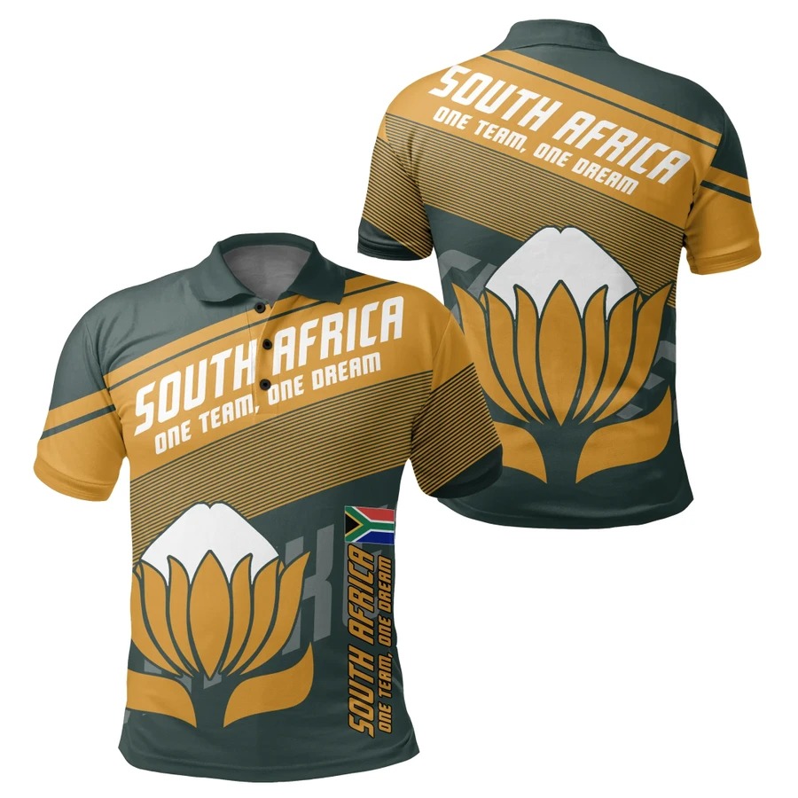 Cricket South Africa Protea Polo Shirt - Brian Style, Africa | Inspire ...